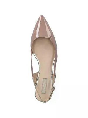 Liu Jo Patent Faux-leather Slingback Pumps - Pink