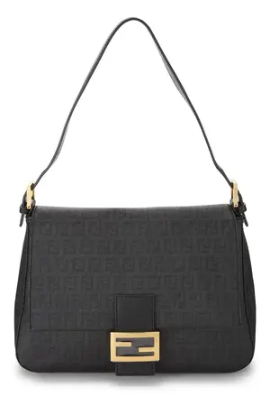 Fendi Zucchino Coated Mama Shoulder Bag