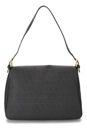 Fendi Zucchino Coated Mama Shoulder Bag
