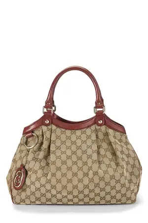 Gucci Original Gg Sukey Tote - Red