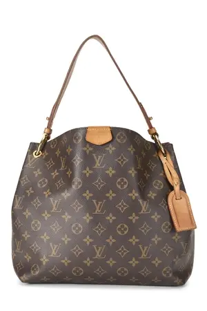 LOUIS VUITTON Monogram Graceful Tote - Brown