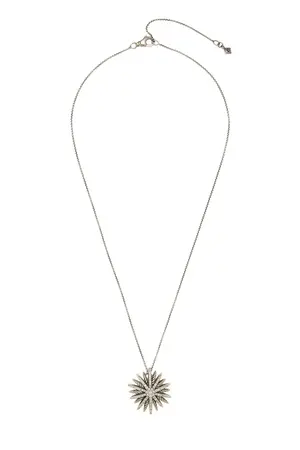 David Yurman Starburst Pendant Necklace - Silver