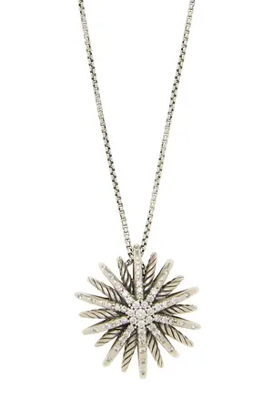 David Yurman Starburst Pendant Necklace