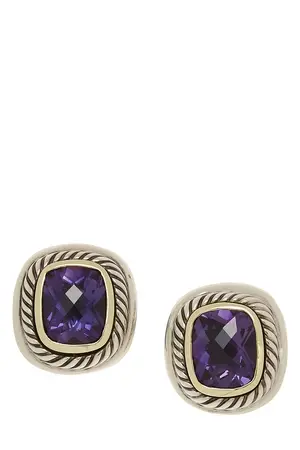 David Yurman Amethyst Albion Earrings - Purple