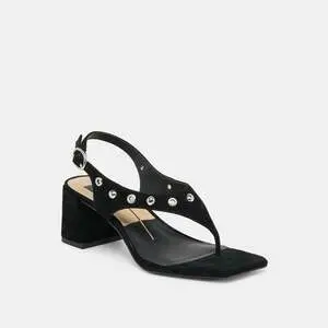 DOLCEVITA Yves Studded Suede Heels