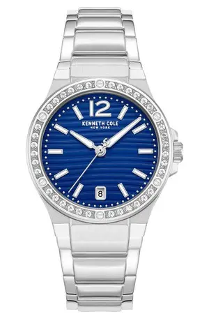 KENNETH COLE Glenville Bracelet Watch - Silver