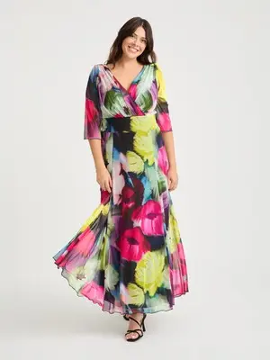 SCARLETT & JO Verity Printed Maxi Gown