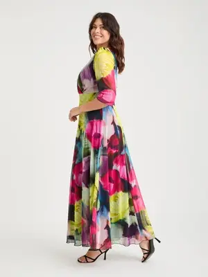 SCARLETT & JO Verity Printed Maxi Gown