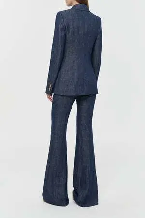 Gabriela Hearst Leiva Blazer Stone Washed Linen