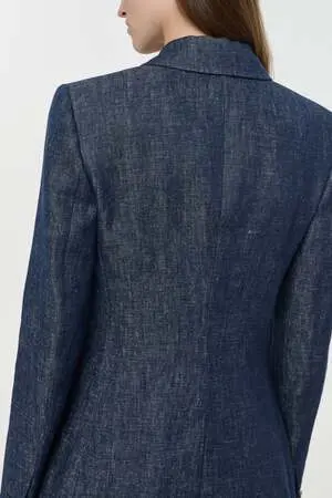 Gabriela Hearst Leiva Blazer Stone Washed Linen