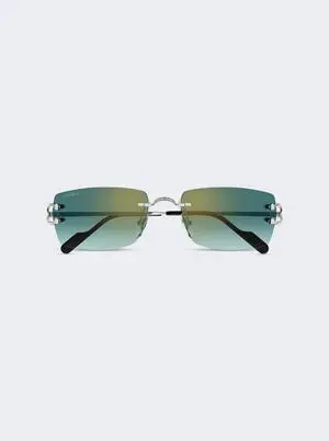 CARTIER Square Rimless Sunglasses - A