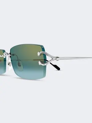 CARTIER Square Rimless Sunglasses
