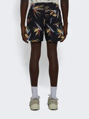 Rhude Regatta Club Hawaiian Swim Short And White - Multi