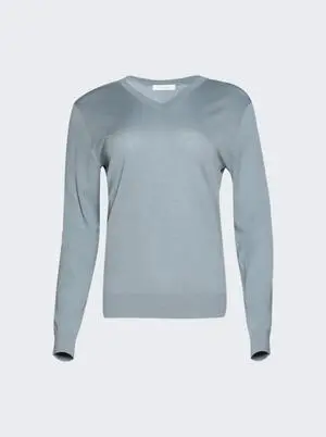 THE ROW Naius Top Azure - Grey
