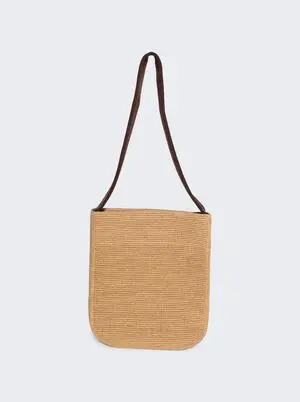 THE ROW Lori Raffia Shoulder Bag