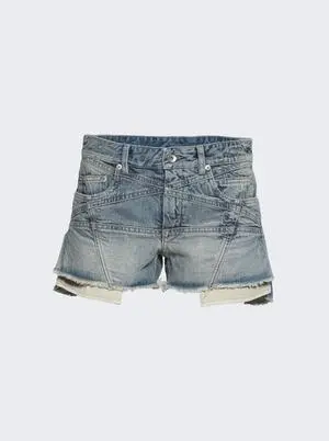 Rick Owens Denim Shorts For Women