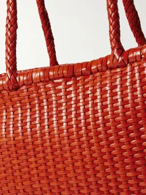 Dragon Diffusion B Weave Big Woven Leather Tote
