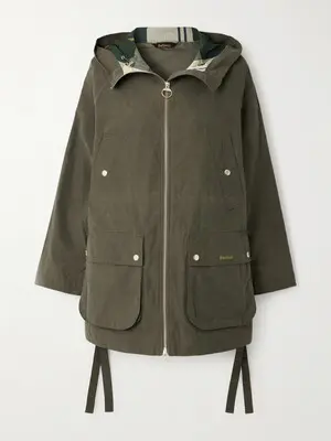 Barbour Middlemarch Hooded Cotton-blend Parka - Green