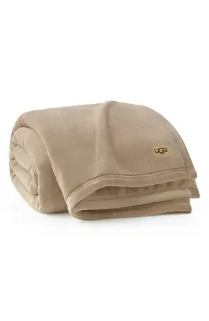 UGG Coco Throw Blanket Mustard Seed