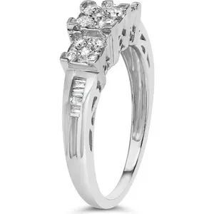 HAUS OF BRILLIANCE 10k 0.50 Cttw Diamond Ring - White Gold