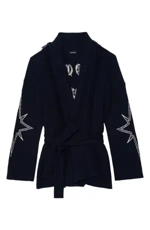 Zadig&Voltaire Rock N Roll Wrap Cardigan