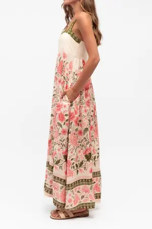 LABEL OF LOVE Floral Print Maxi Dress
