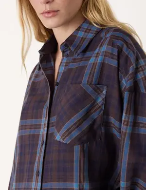 Whistles Checked Brushed Cotton Shirt
