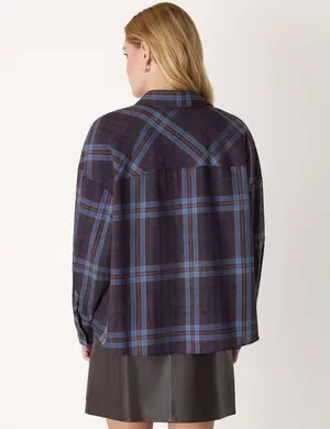 Whistles Checked Brushed Cotton Shirt