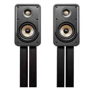 POLK AUDIO Signature Elite Es15 Compact Bookshelf Speakerspair - Black