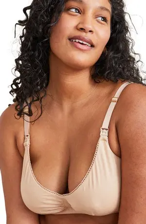 Hatch The Everyday Nursing Maternity Wireless Bra - Sand