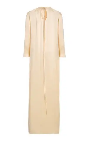 MEL USINE Lea Draped Silk Gown