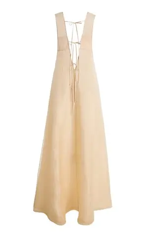 MEL USINE Faustine Silk Maxi Dress