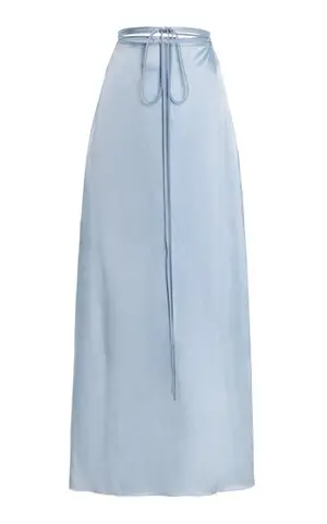 MEL USINE Silk Maxi Skirt