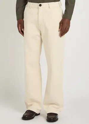 Oliver Peoples Utility Straight-leg Cotton Trousers