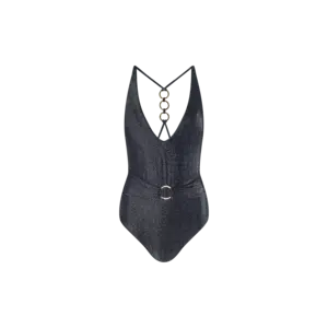 L'Agence Lisa Plunge One-piece Swimsuit