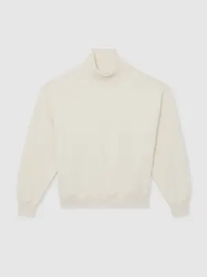 REISS Cotton Funnel-neck Sweatshirt