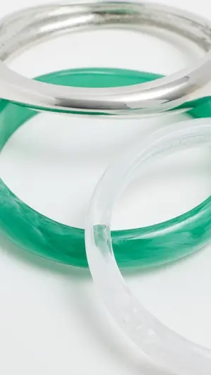 Baublebar Raven Resin Bangle Set