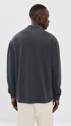Madewell Cotton Long Sleeve Polo