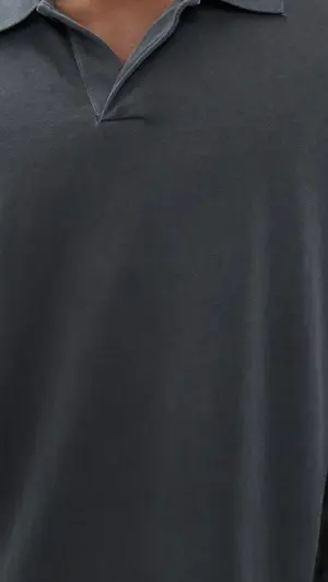 Madewell Cotton Long Sleeve Polo
