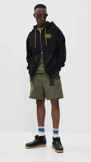 NICHOLAS DALEY Roots Zip Up Hoodie