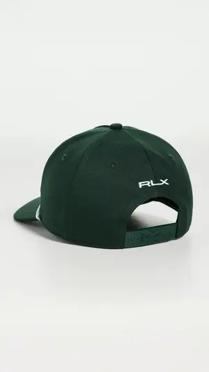 Rlx Ralph Lauren Seasonal Bear Rope Cap - Moss Agate