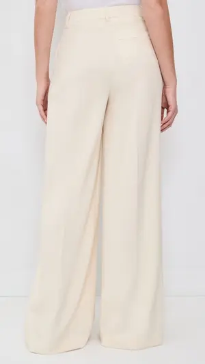 Theory Wide Leg Pleat Trousers