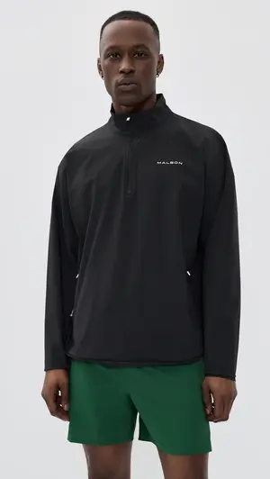 MALBON Performance Quarter Zip Shell Pullover