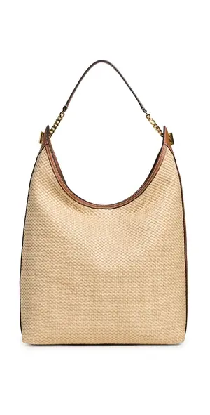 Veronica Beard Raffia Jour Bag