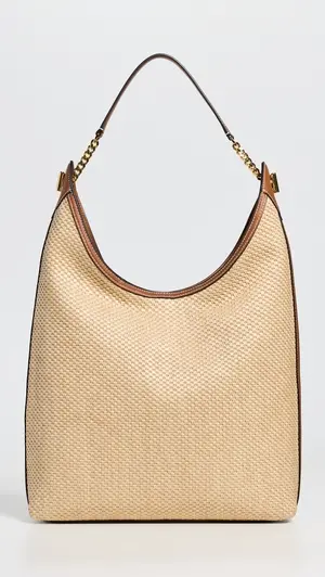 Veronica Beard Raffia Jour Bag