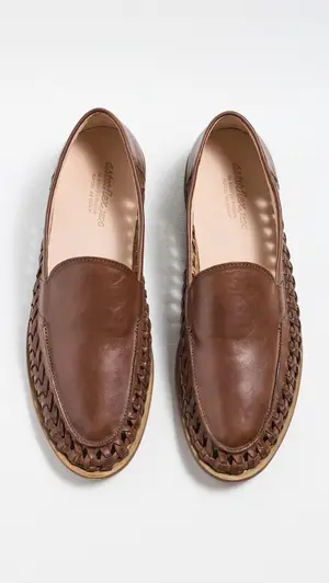 ASTORFLEX Samaflex Woven Leather Loafers