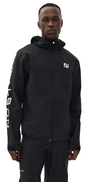 MALBON Performance Full Zip Shell Jacket - Black
