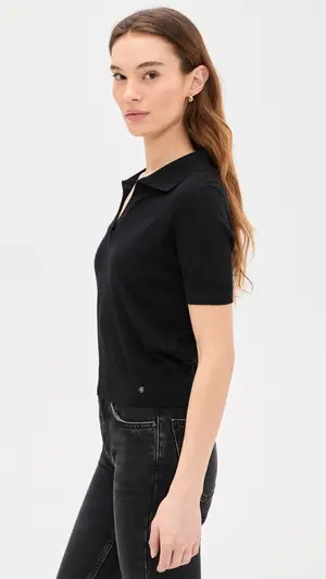 ANINE BING Moni Polo Sweater