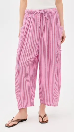 Free People Striped Quinn Pants
