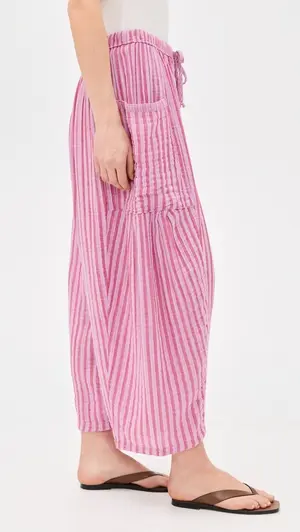 Free People Striped Quinn Pants